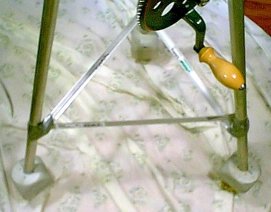 Circular Sock Machine Stand - Homemade
